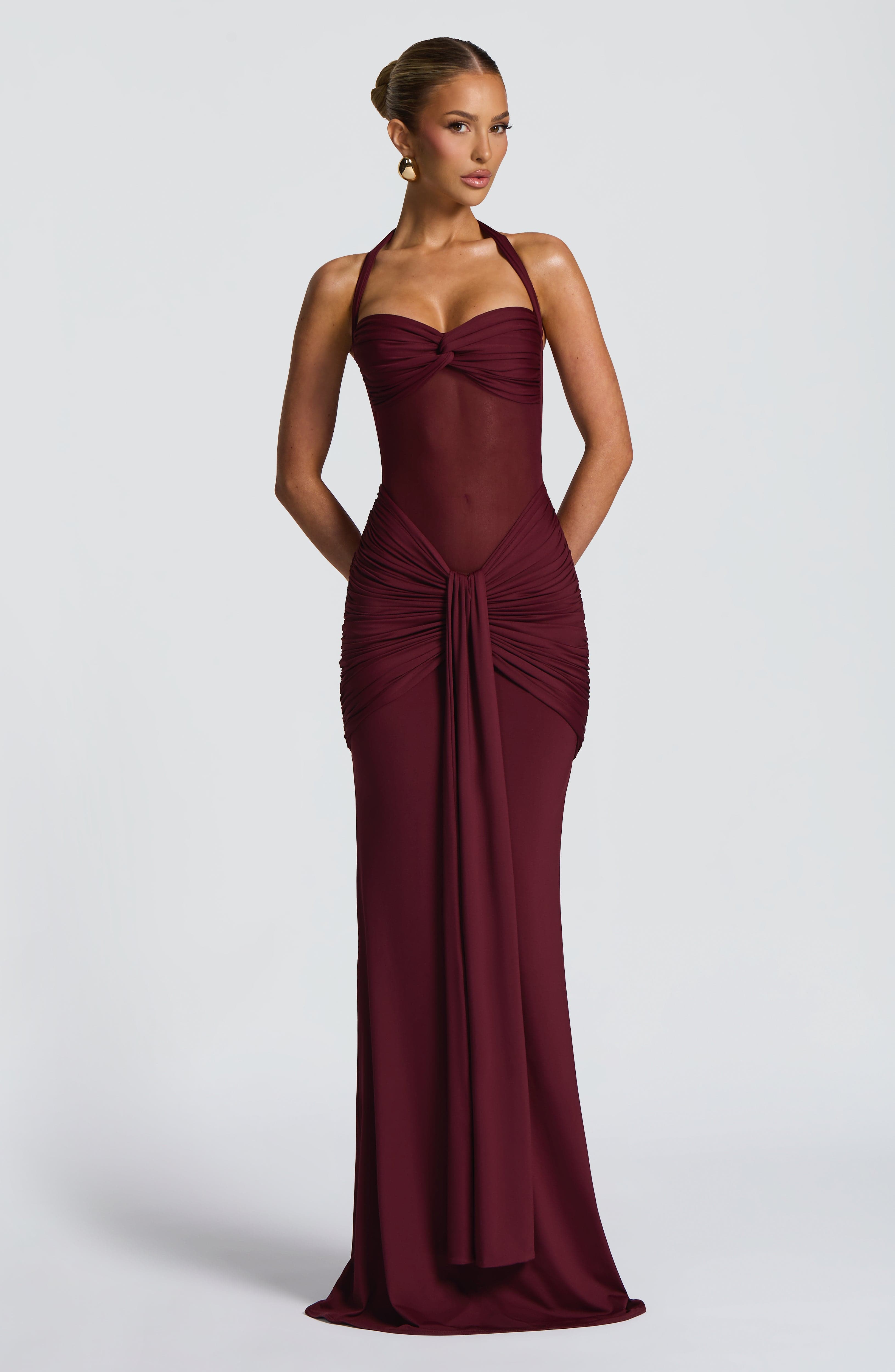 Vixen Maxi Dress - Cherry Lacquer – NEVALA